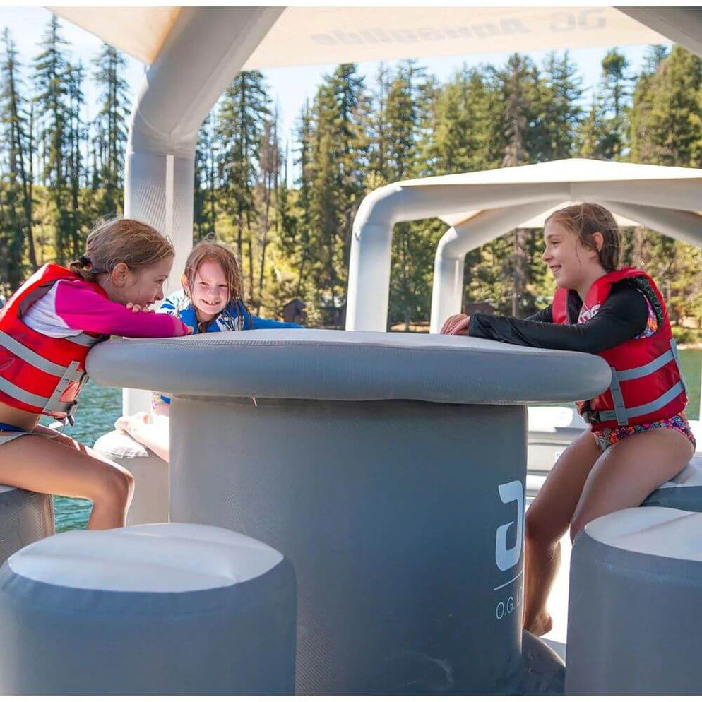 Aquaglide OG Inflatable Floating Bar Lounge — Air Kayaks Direct