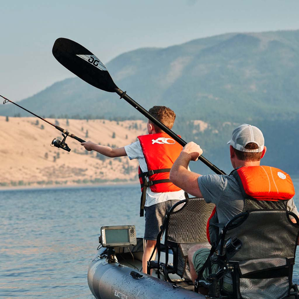 Aquaglide Blackfoot Angler 160 DS 2 Person Inflatable Fishing Kayak ...